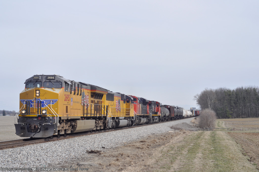 UP 2695 On NS 174 Westbound